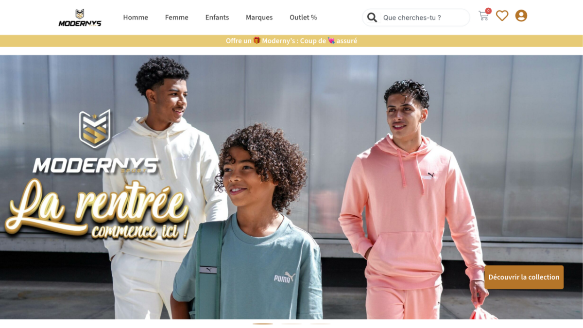 Trouver un magasin - Moderny's